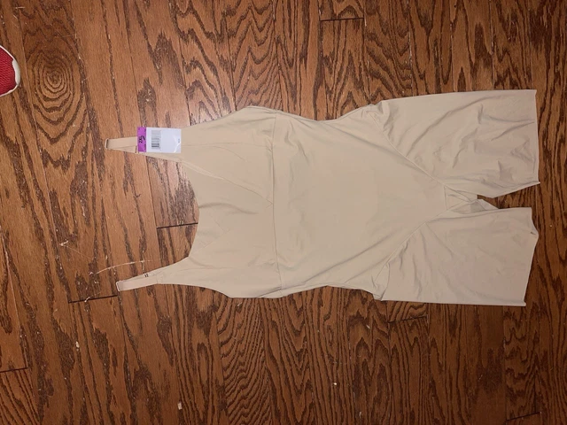 Maidenform “wear Your Own Bra” Open Bust Body Shaper Womens 2xl Beige