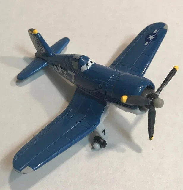 DISNEY PIXAR PLANES #7 Skipper Riley Diecast plane Toy Aircraft JW VF ...
