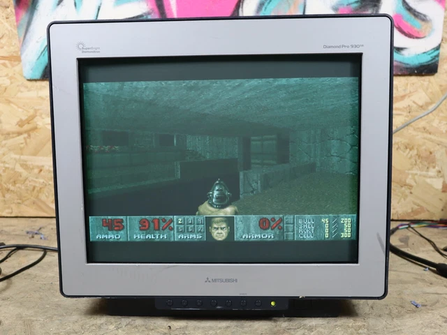 MITSUBISHI DIAMOND PRO 930Sb Retro Vintage Gaming Crt Monitor £300.00 ...