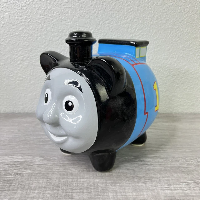 THOMAS THE TRAIN Tank Engine Ceramic Coin Piggy Bank FAB STARPOINT £14. ...