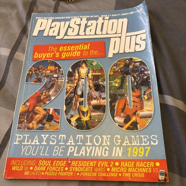 PLAYSTATION PLUS MAGAZINE Volume 2 Issue 4 January 1997 £5.00 - PicClick UK
