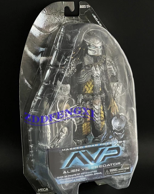 NECA ALIEN VS. Predator 7" Masked Scar Predator Action Figure Model ...