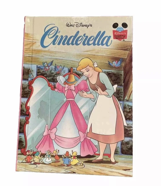 CINDERELLA WALT DISNEY Wonderful World Of Reading 1995 Hardcover First ...