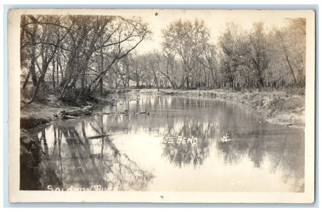 C1910'S HORSE SHOE Bend Solomon River Kansas KS RPPC Photo Antique ...