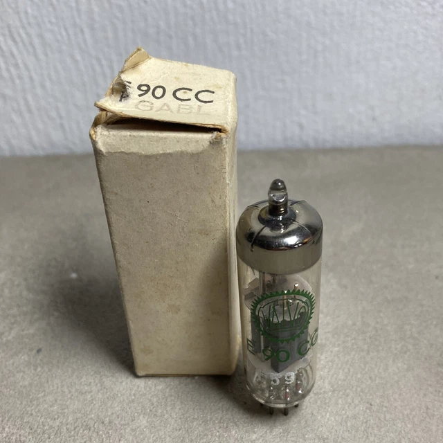 VALVO E90CC = 5920 Röhre, Zweifach Triode, geprüft-near NOS mit Funke ...