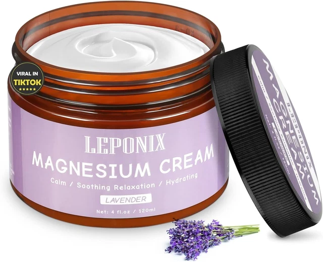 MAGNESIUM CREAM, TOPICAL Magnesium Balm for Sleep and Restless Legs ...