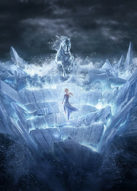 FROZEN II 2 Textless Disney Elsa Film Affiche Film A4 A3 A2 A1 Cinéma ...