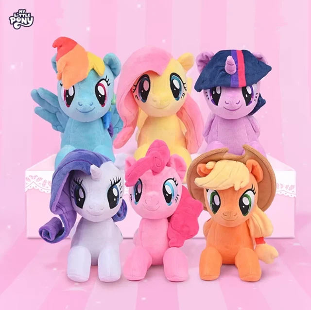 MY LITTLE PONY Plush Toy Twilight Sparkle Pinkie Pie Rarity Fluttershy Applejack £12.99 ...