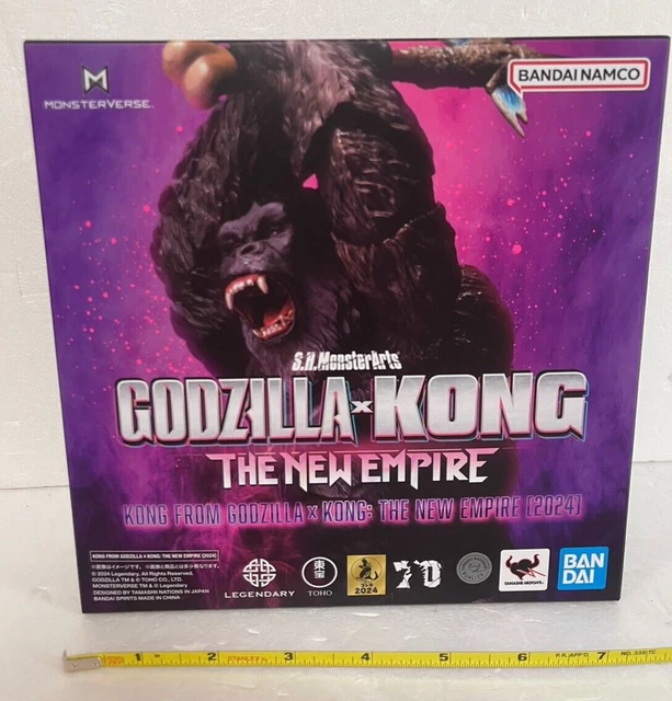S.H.MONSTERARTS KONG FROM GODZILLA x KONG: THE NEW EMPIRE (2024) H 5,7 Zoll PSL EUR 120,59 ...