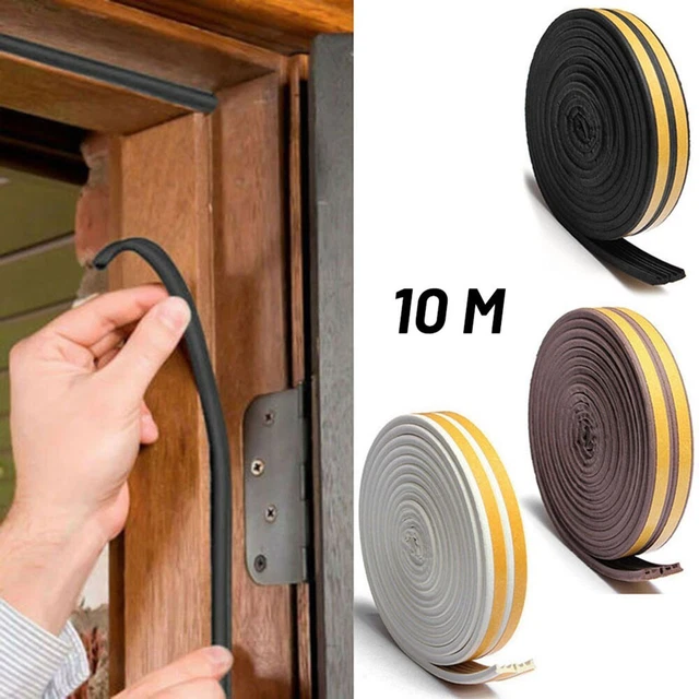 PORTE COULISSANTE BANDE Joint E Formes Exclure Temps Porte Cadres 2pcs ...