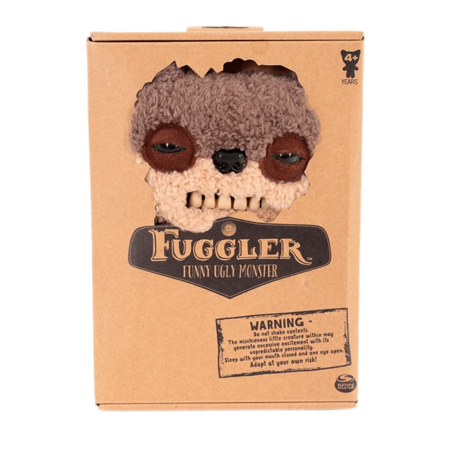 RARE FUGGLER FUNNY Ugly Monster Teddy Bear Nightmare Fuzzy Brown - BNIB ...
