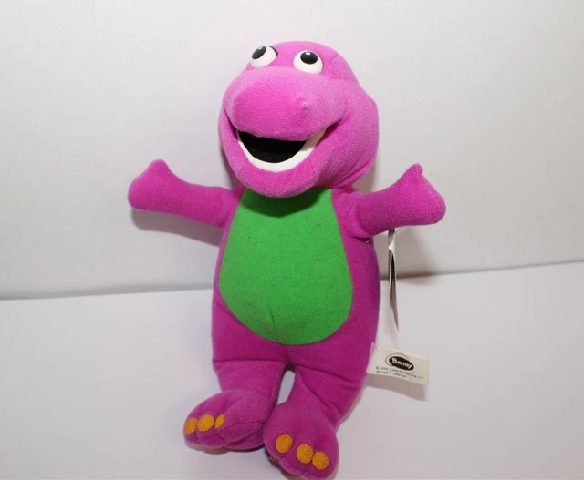BARNEY AND FRIENDS Barney Plush Soft Toy 2006 9" Lyons / Hunter Leisure ...