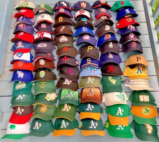 VTG VINTAGE BASEBALL Nba NFL MLB NHL Caps Hats football NEW & USED ...