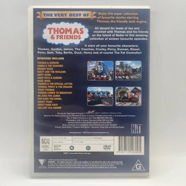 THE VERY BEST Of Thomas & Friends (2002) ABC / Region 4 *Good Condition ...