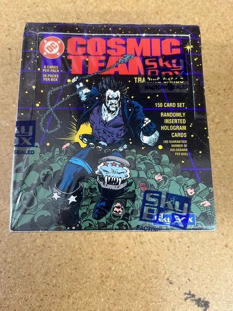 VINTAGE 1993 SKYBOX DC Comics Cosmic Teams Trading Cards Sealed Box $45 ...