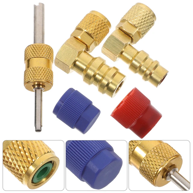 AIR CONDITIONING CONVERSION Kit Gas Refrigerante R134a Para Auto Pipe £ ...