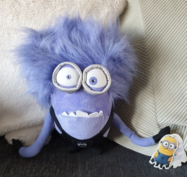 DESPICABLE ME 2 Minions Purple Evil Minion Soft Plush Toy 9 inch Two ...