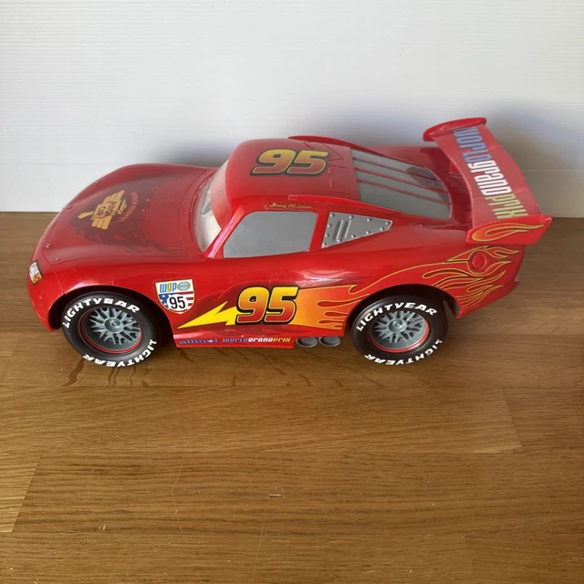 MATTEL 36CM DISNEY Pixar Cars Big Personality Lightning McQueen Talking ...