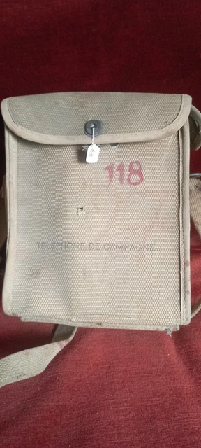 Ancien TÉlÉphone De Campagne Militaire Us Army Signal Corps Ww2 Eur 39