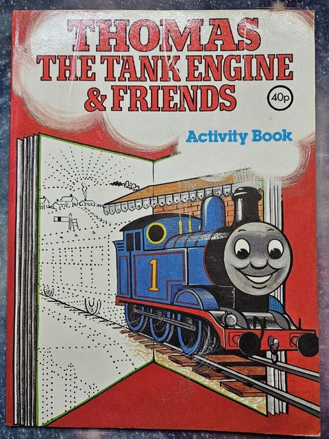 THOMAS THE TANK Engine & Friends 1984 Paperback Activity Book ...