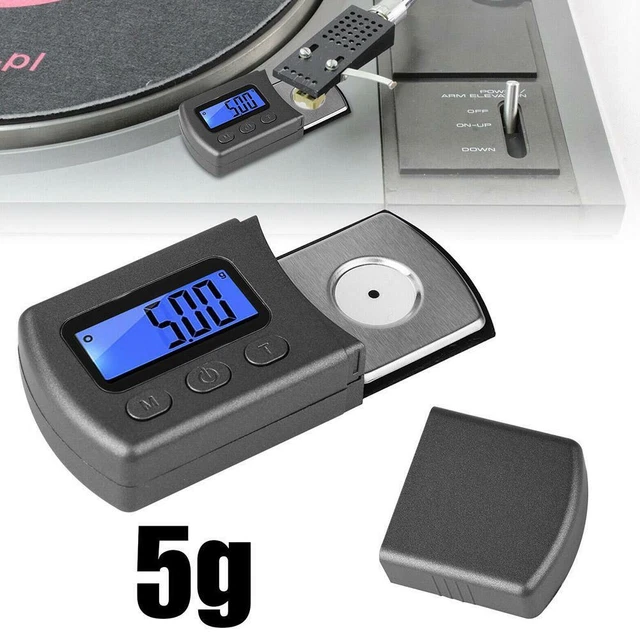 LED DIGITAL CARTRIDGE Turntable Stylus Force Scale Gauge For Tonearm ...