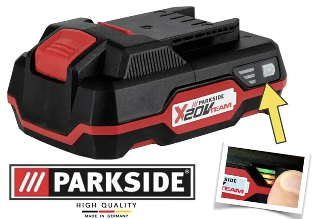 PARKSIDE® KIT BATTERIA 20V 2 Ah PAP 20 B1 + Caricabatterie PLG 20 C1 ...