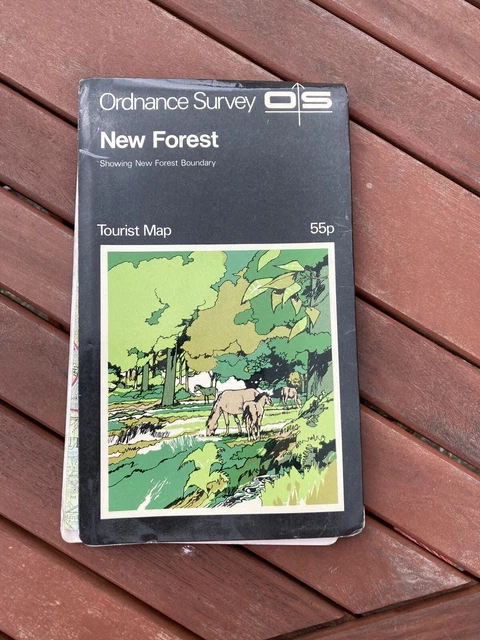 NEW FOREST 1:25,000 OS Tourist Map. 1970's Please see description (S14 ...