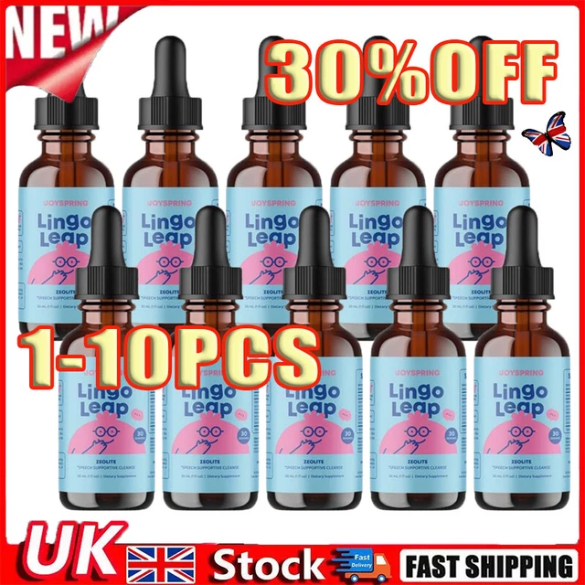 1~10X LINGO LEAP Children's Drops - Zeolite Detox for Speech Delays ...