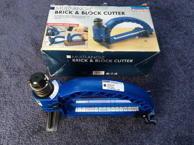 POWERFIX MULTI-ANGLE BRICK and block cutter - new - unused - in box £29 ...