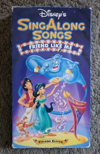DISNEYS SING ALONG Songs - Aladdin: Friend Like Me Volume Eleven (Vhs ...