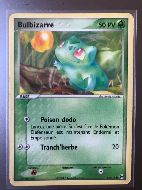 CARTE POKEMON BULBIZARRE 54/112 - EX Rouge Feu Vert Feuille Bloc - FR - NEUF EUR 11,00 - PicClick FR