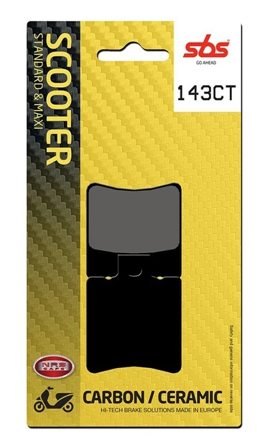 SBS 143CT PLAQUETTES DE FREIN Antérieures HONDA X8RS/X8RX 50 1999-2000 ...