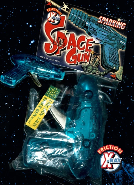 SPACE GUN 70'S X RAY GUN SPARKING FRICTION TOY GUN SCIENCE FICTION * £ ...