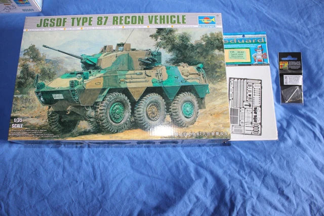 TRUMPETER 00327 JGSDF Type 87 RECON VEHICLE + EDUARD 35837 + ABER 35L ...