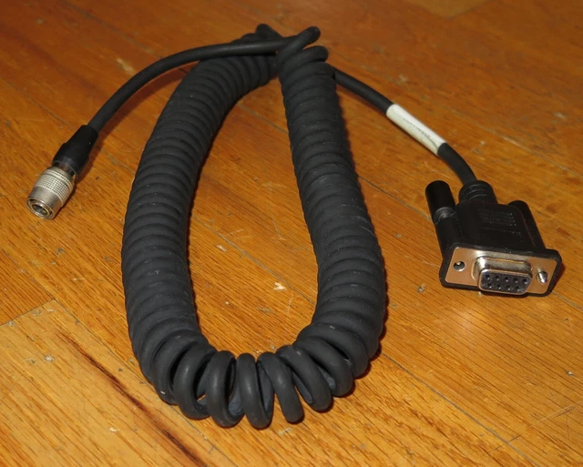 NIKON RC-007-0306 HIROSE 6-Pin DB9 Data Serial Cable for Total Stations ...