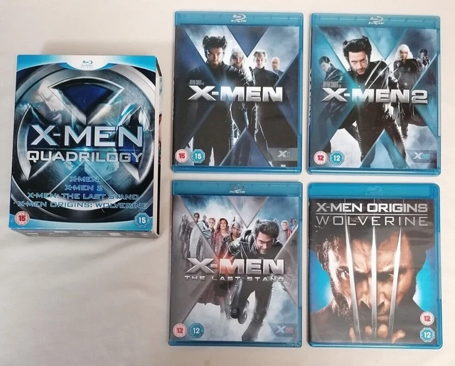 BLU-RAY - X-MEN Quadrilogy Blu-Ray Box Set Hugh Jackman Cert 15 Fox ...