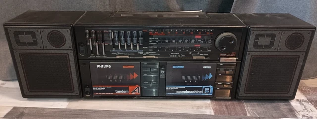 BOOMBOX GHETTO BLASTER Vintage Philips D8458/52R - Une Icône des Années ...