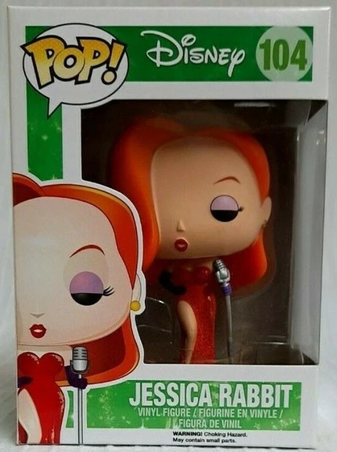 FUNKO POP! WHO Framed Roger Rabbit 104#Jessica Rabbit Vinyl Action ...