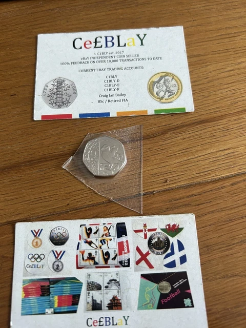 RARE NIFC 2024 KING CHARLES III UNC PUFFIN 20p TWENTY PENCE COIN. TUE £ ...