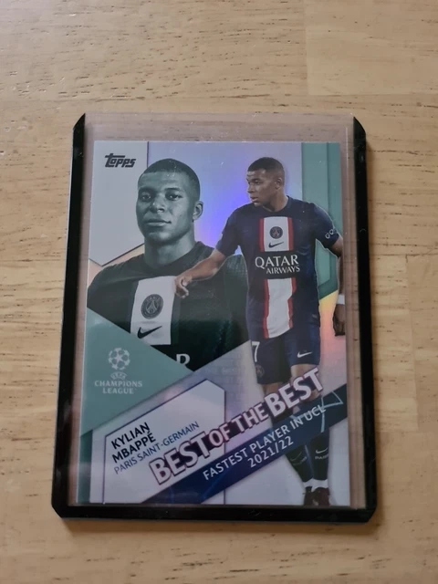 TOPPS UCC FLAGSHIP 22/23 Card Best of the Best Kylian Mbappe BB-10 PSG ...