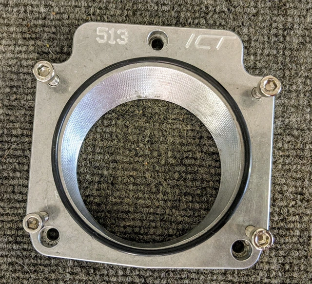 ICT BILLET LS Throttle Body Adapter / 3 Bolt Intake to 4 Bolt TB $20.00 ...