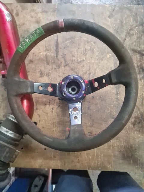 SPORT STEERING WHEEL MAZDA MX 5 Takata Pvc £55.00 - PicClick UK