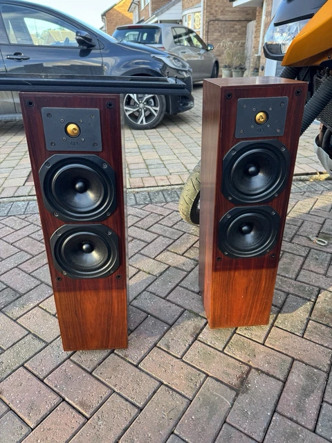 MONITOR AUDIO MA14 MKII Gold Speakers with Mahogany Veneer £1.16 ...