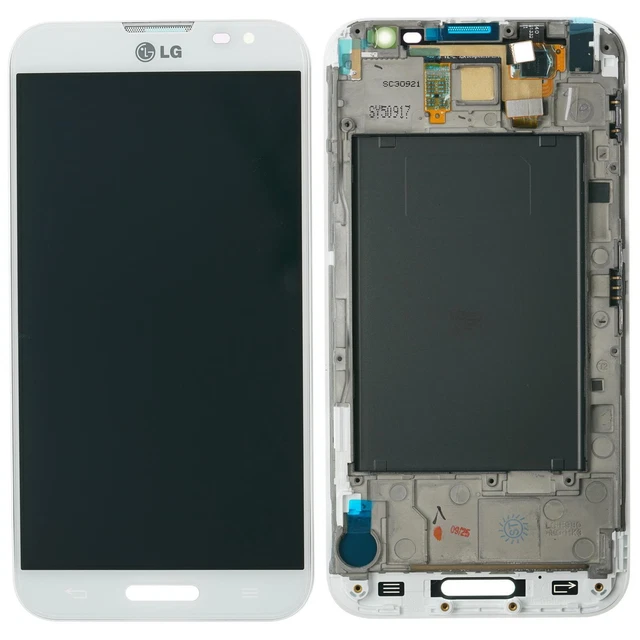 LG OPTIMUS G Pro E986 E980 Écran LCD Couvercle Boîtier Touch Screen Verre Blanc EUR 15,39 ...