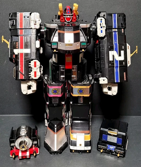 POWER RANGERS LIGHTSPEED Rescue GoGoFive DX Grand Liner Train Megazord ...