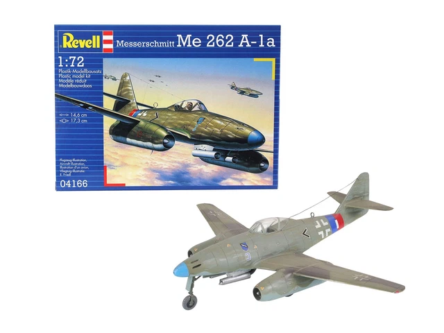 MODÈLE PLASTIQUE ALLEMAND Revell (Revell) 1/72 Messerschmitt Me262A-1a 04166 EUR 37,12 - PicClick FR