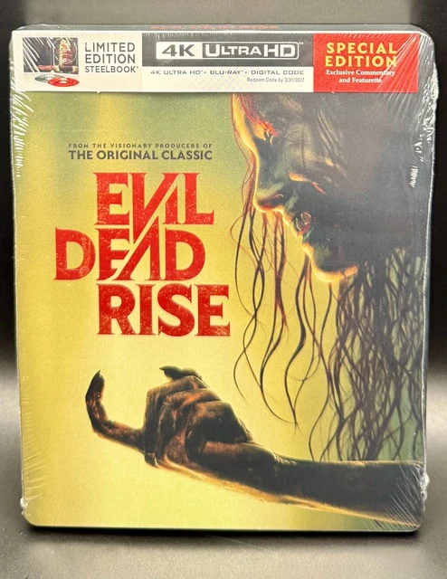 EVIL DEAD RISE Walmart Exclusive 4K Uhd Bluray Steelbook ** New ...