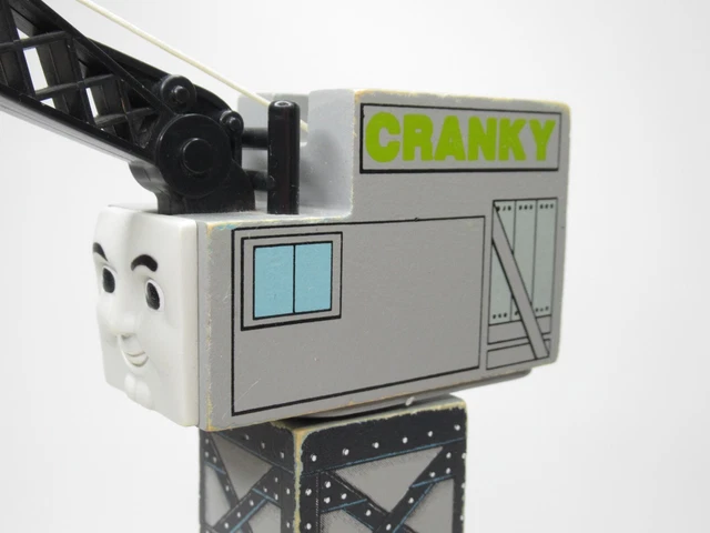 THOMAS & FRIENDS Wooden Railway Cranky the Crane Magnetic Winch Layout ...