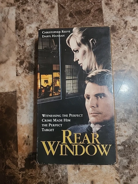 REAR WINDOW VHS Tape Christopher Reeve Daryl Hannah £8.59 - PicClick UK