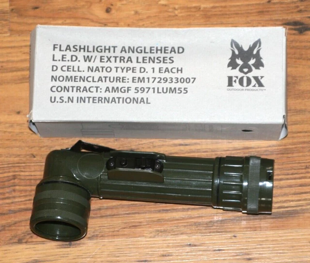 FOX MILITARY OD Anglehead LED Flashlight. New $5.09 - PicClick